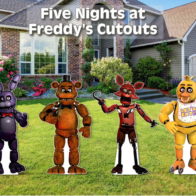 Five Nights of Freddy Cutouts - Etsy