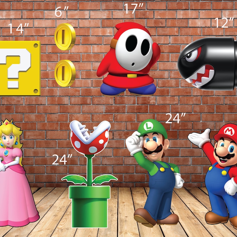 Super Mario Decor - Etsy