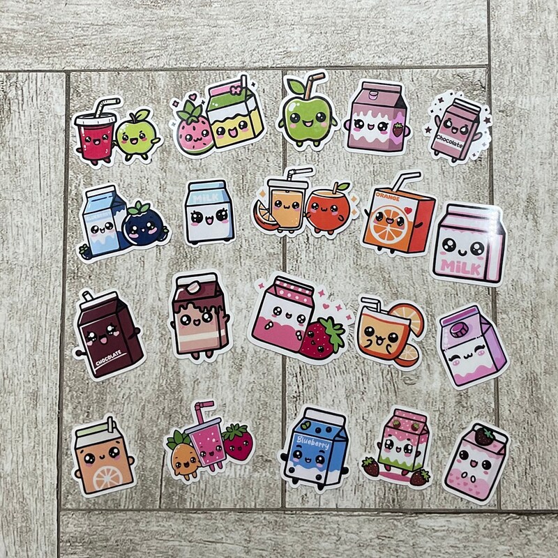 Juice Box Stickers - Etsy