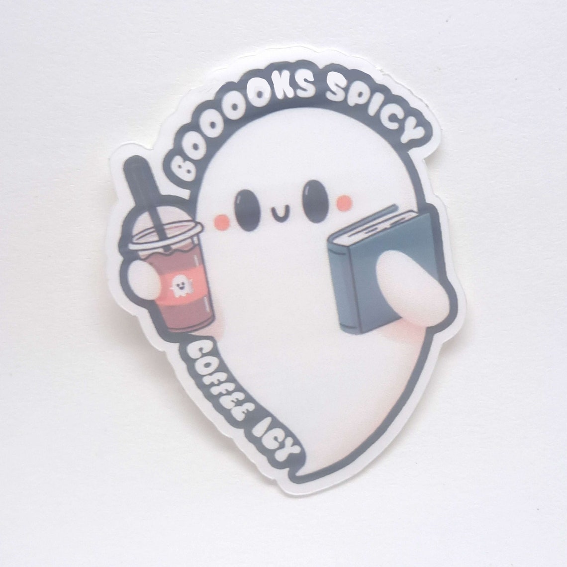 Spooky Bookish Ghost Sticker Set, Choose Your Sticker Pack 1-5, Gift ...