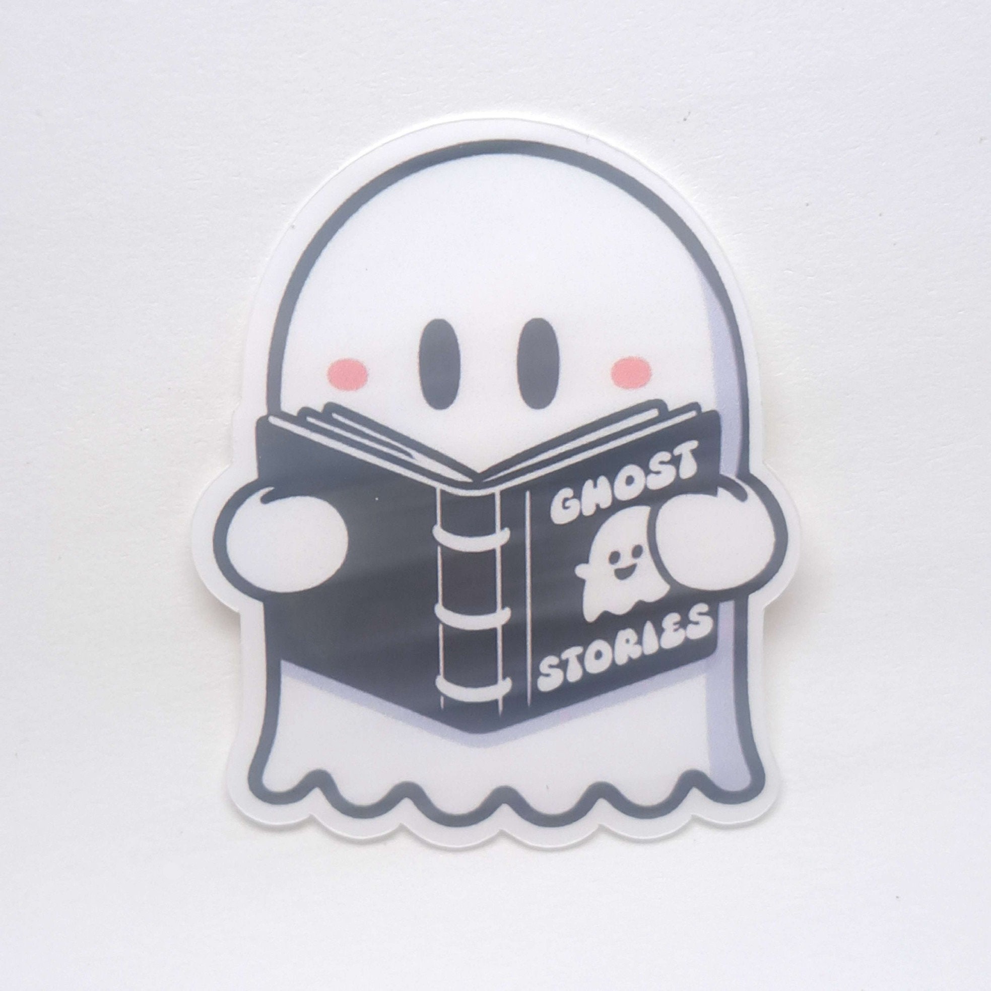 Spooky Bookish Ghost Sticker Set, Choose Your Sticker Pack 1-5, Gift ...