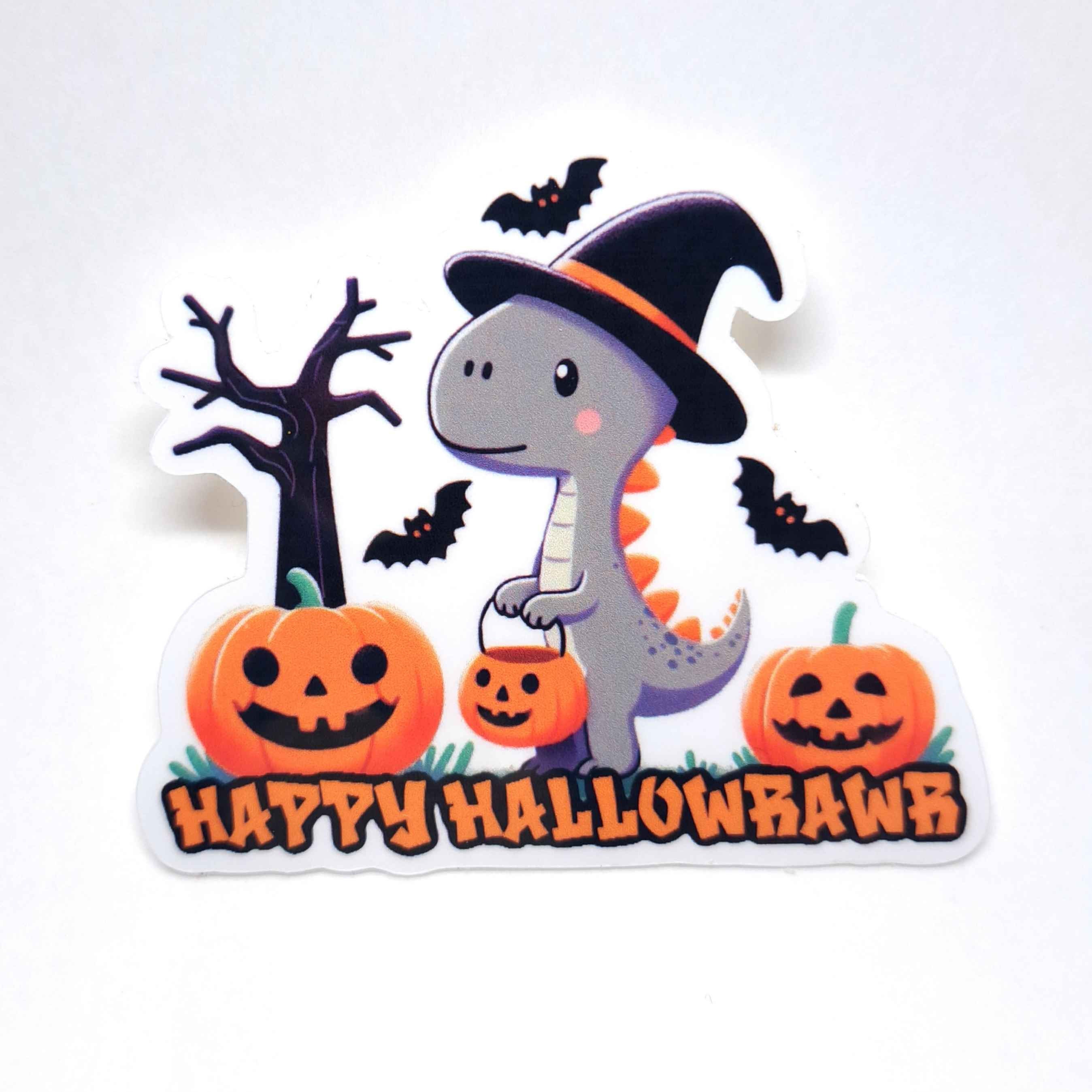 Cute Halloween Dinosaur Sticker,gift for Dino Lovers,decorative Kindle ...