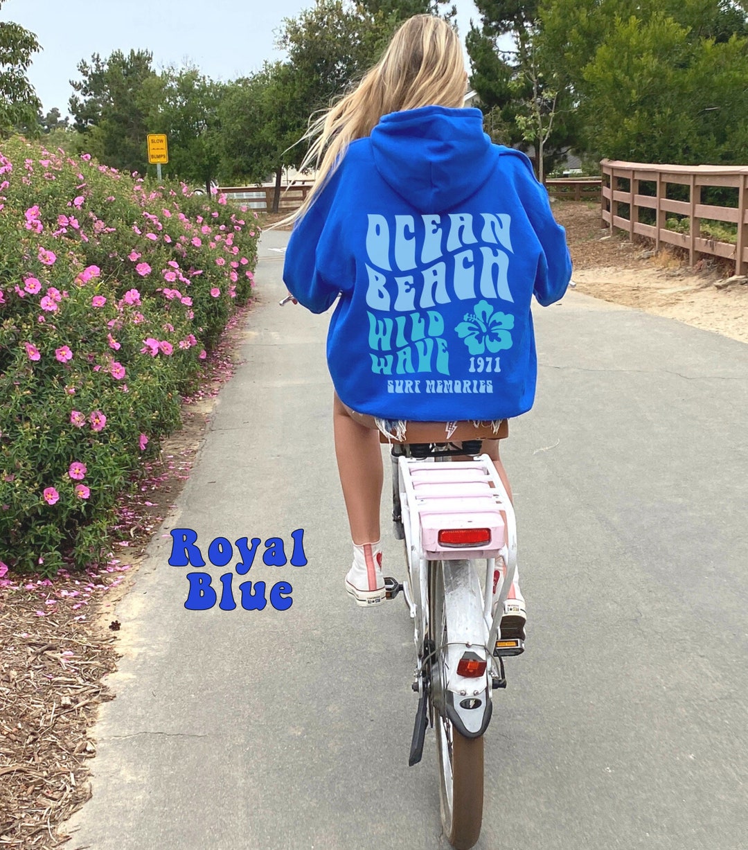 Ocean Beach Hoodie Summer Surf Hoodie Coconut Girl Aesthetic Seaside