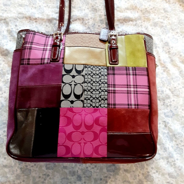 Patchwork Handbag - Etsy