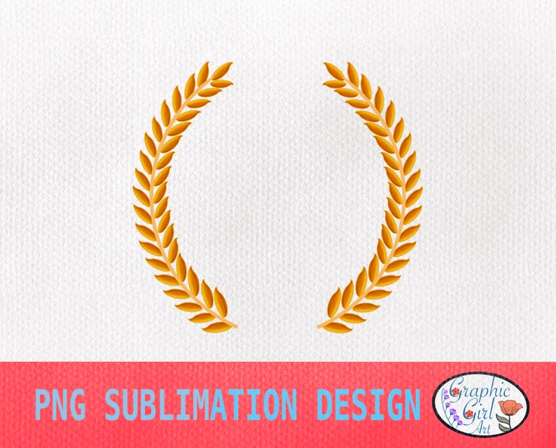 Gold Laurel Wreath Clipart Set, Golden Wheat Borders, Luxury Wedding ...