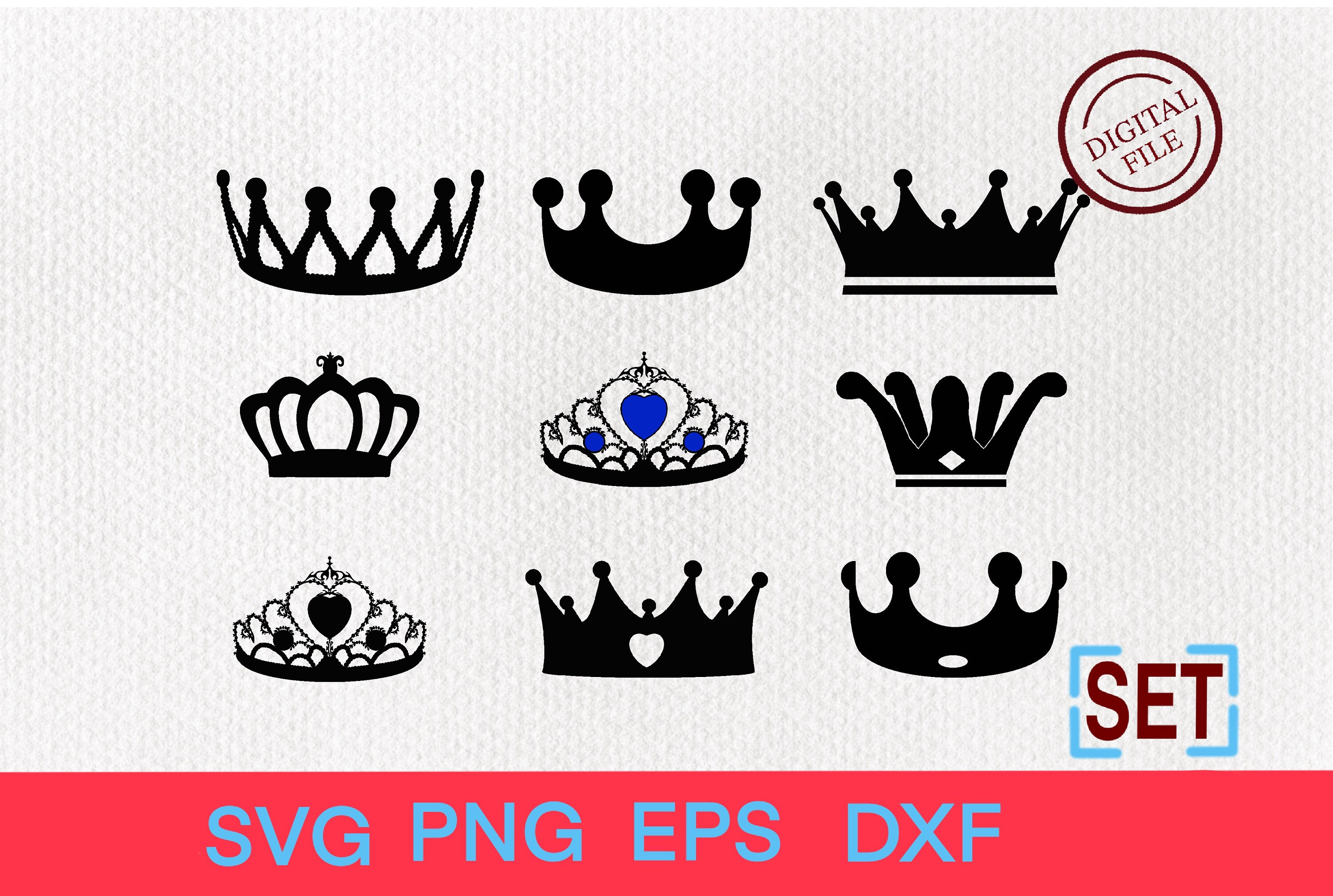 Crown Bundle SVG | King Crown Svg | Queen Crovn SVG | Crown for ...