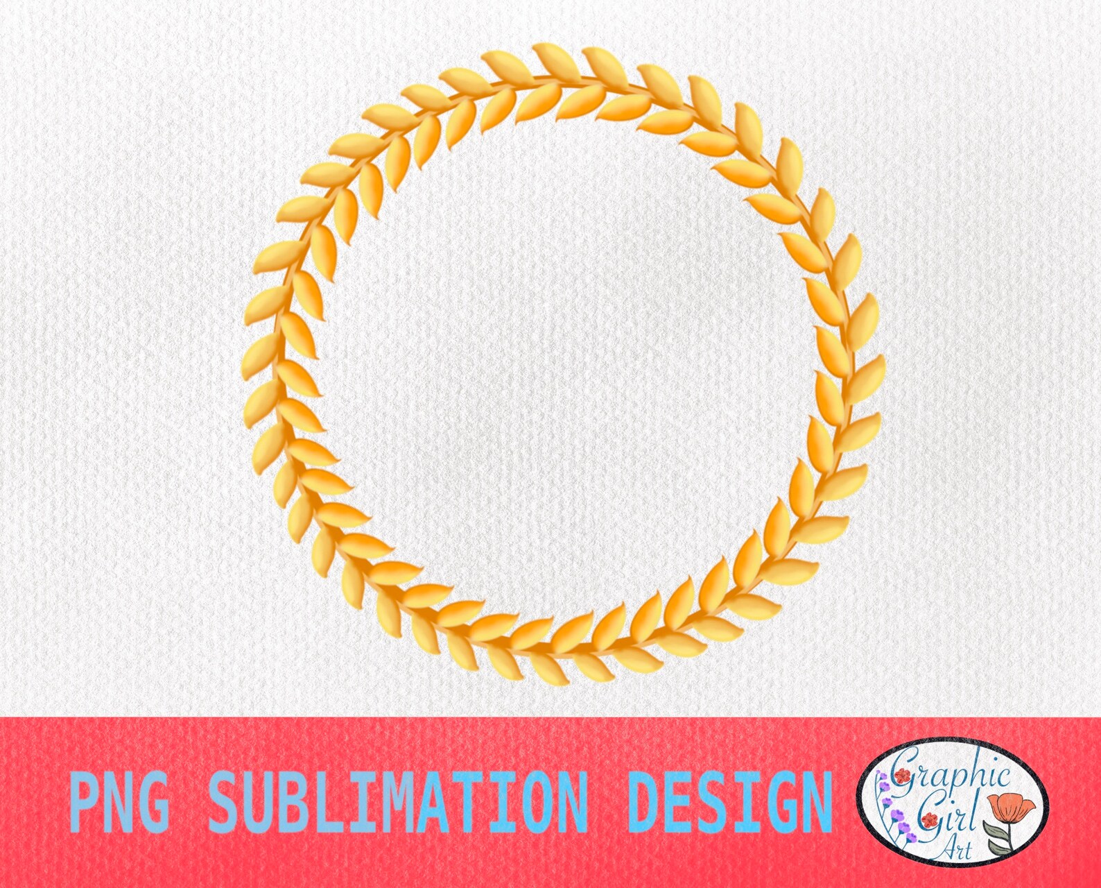 Gold Laurel Wreath Clipart Set, Golden Wheat Borders, Luxury Wedding ...