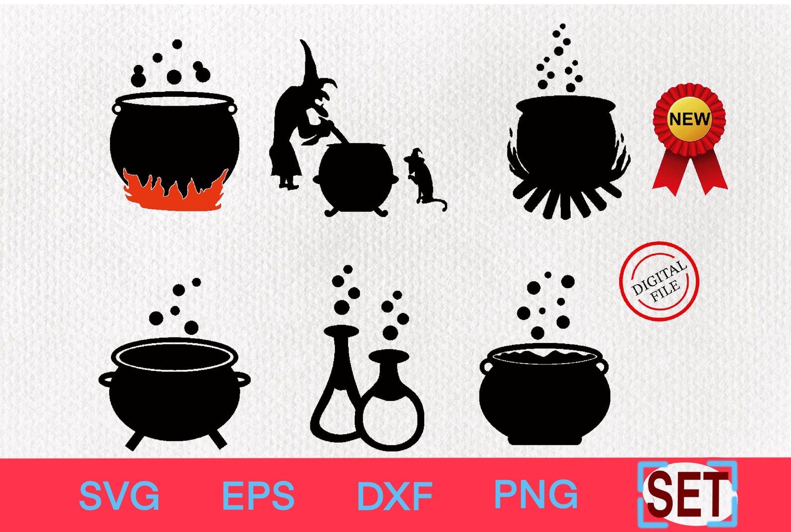 Witch Cauldron SVG Halloween Witch Svg Cauldron Clipart Cauldron Svg ...