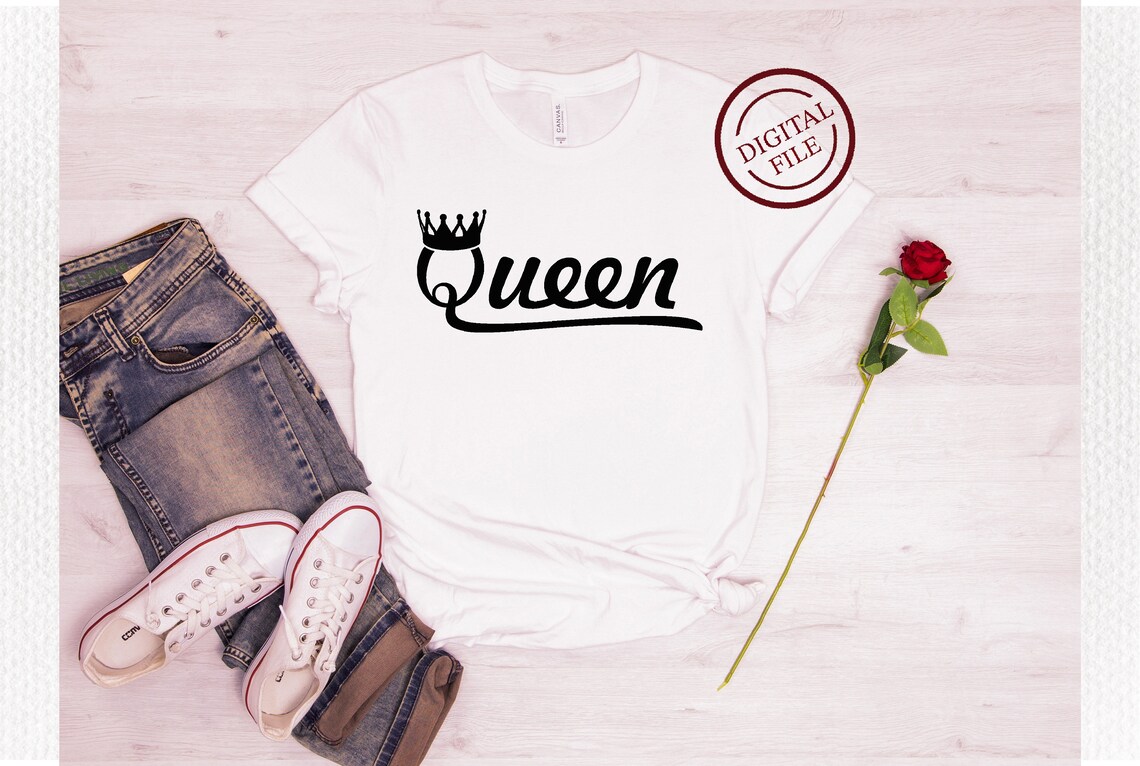 Queen Crown Svg | Queen Text | Tiara Svg | King Text | Prince Crowvn ...