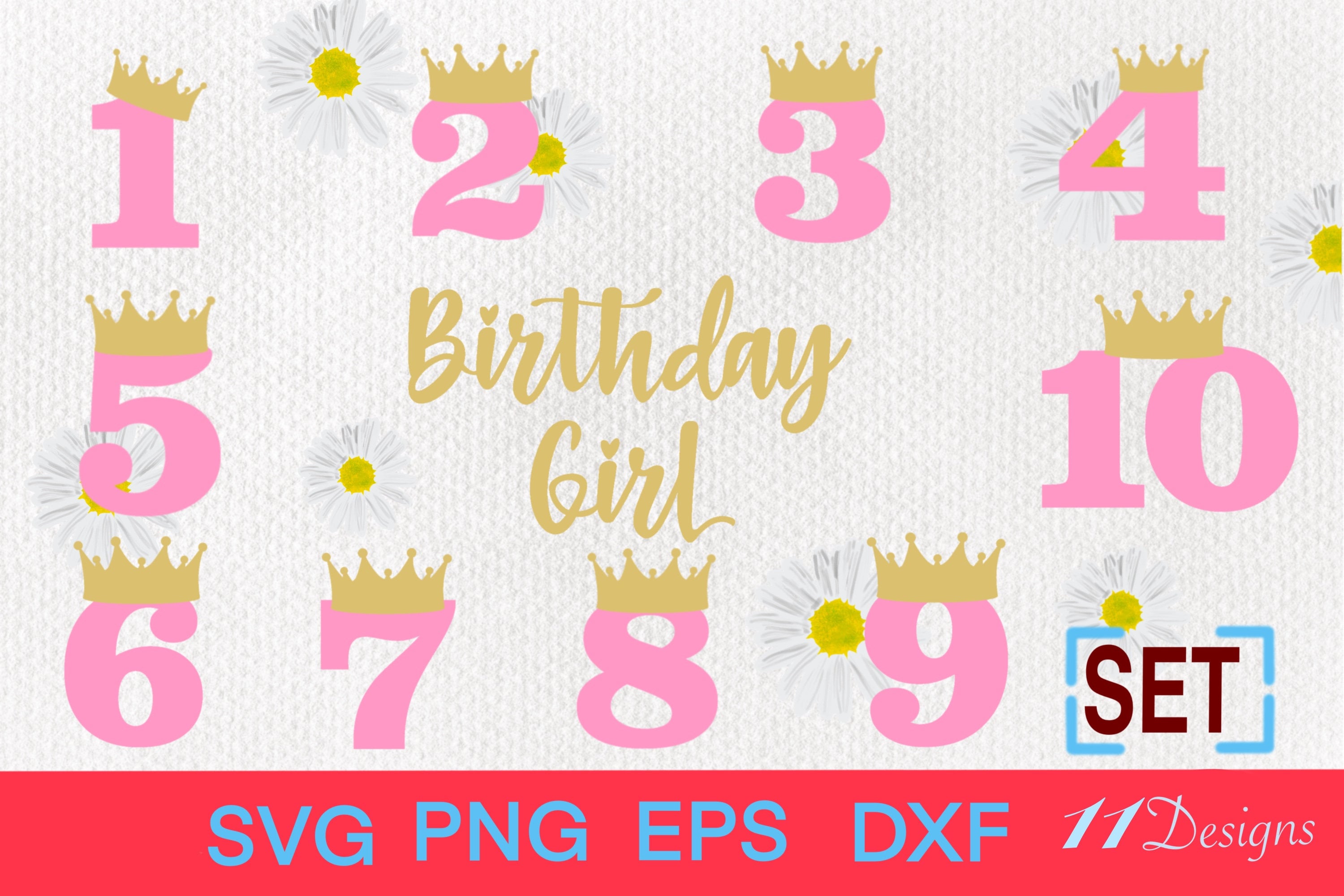 Birthday Girl Svg - Birthday Girl Cut Giles - Birthday Party Numbers ...