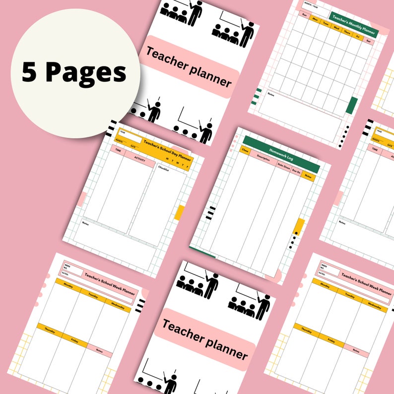 Teacher Digital Planner 2023 2024 Digital Planner Goodnotes Notability ...