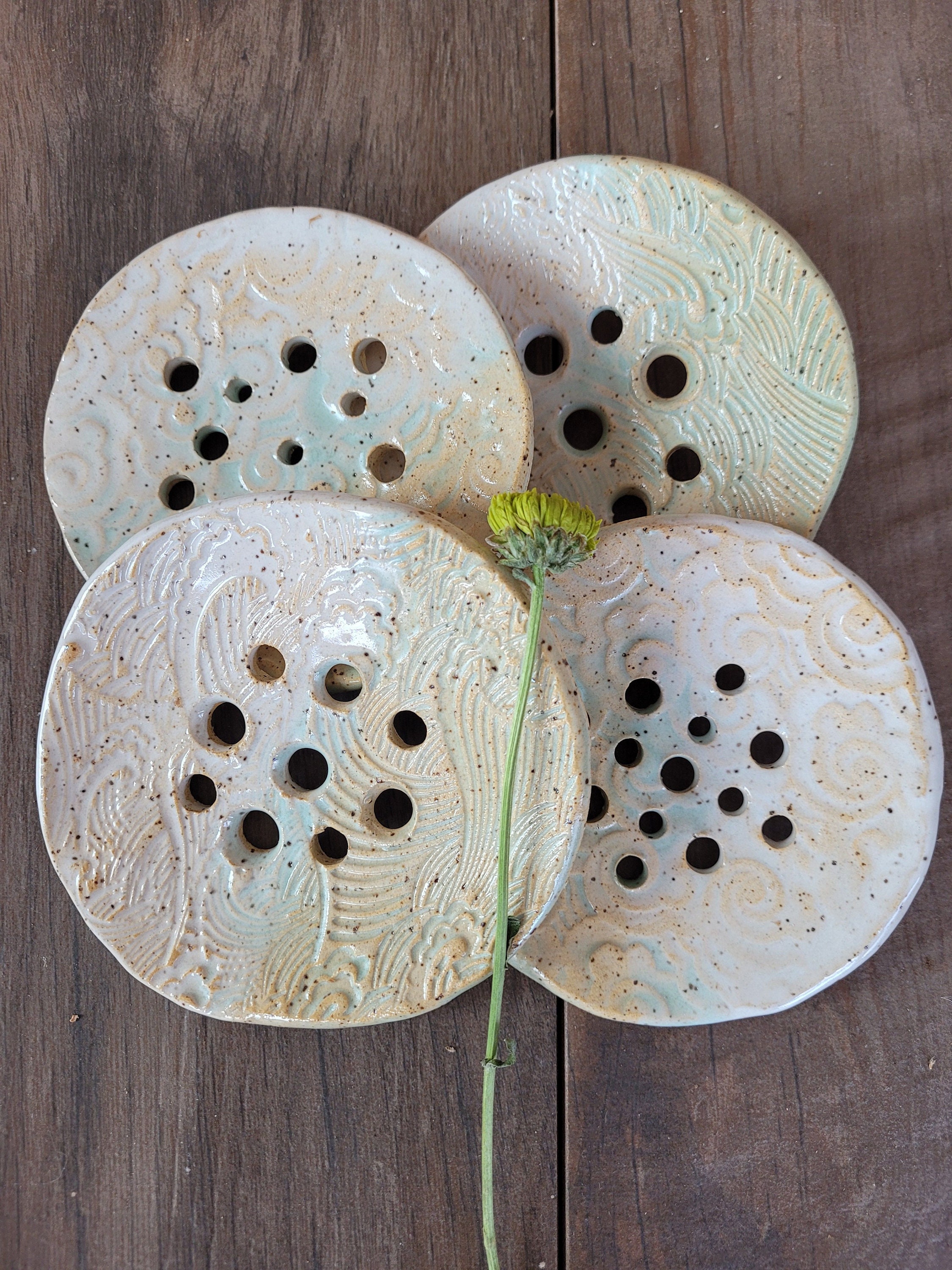 Ceramic Flower Frogs. Pottery for Floral Arrangements - Etsy