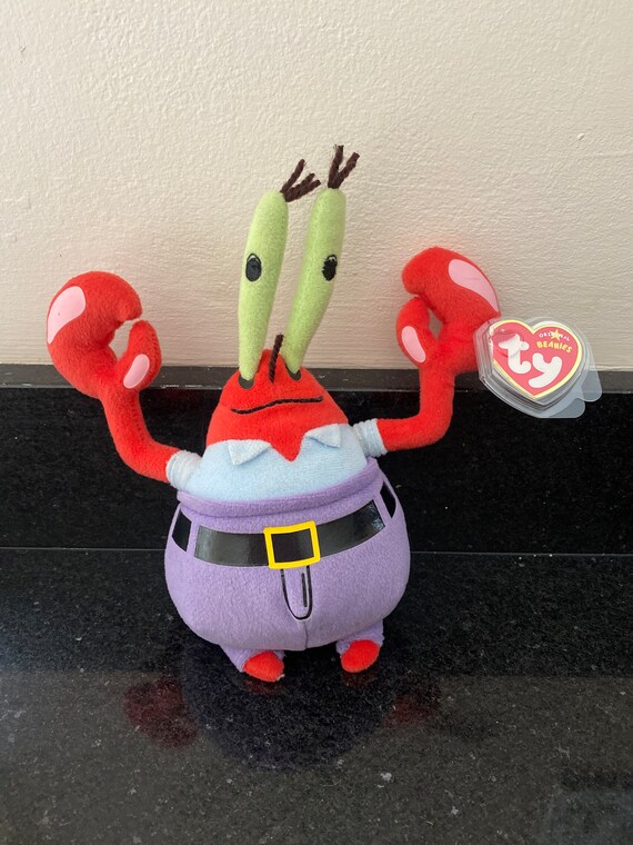 TY Beanie Baby mr. Krabs From Spongebob Squarepants - Etsy