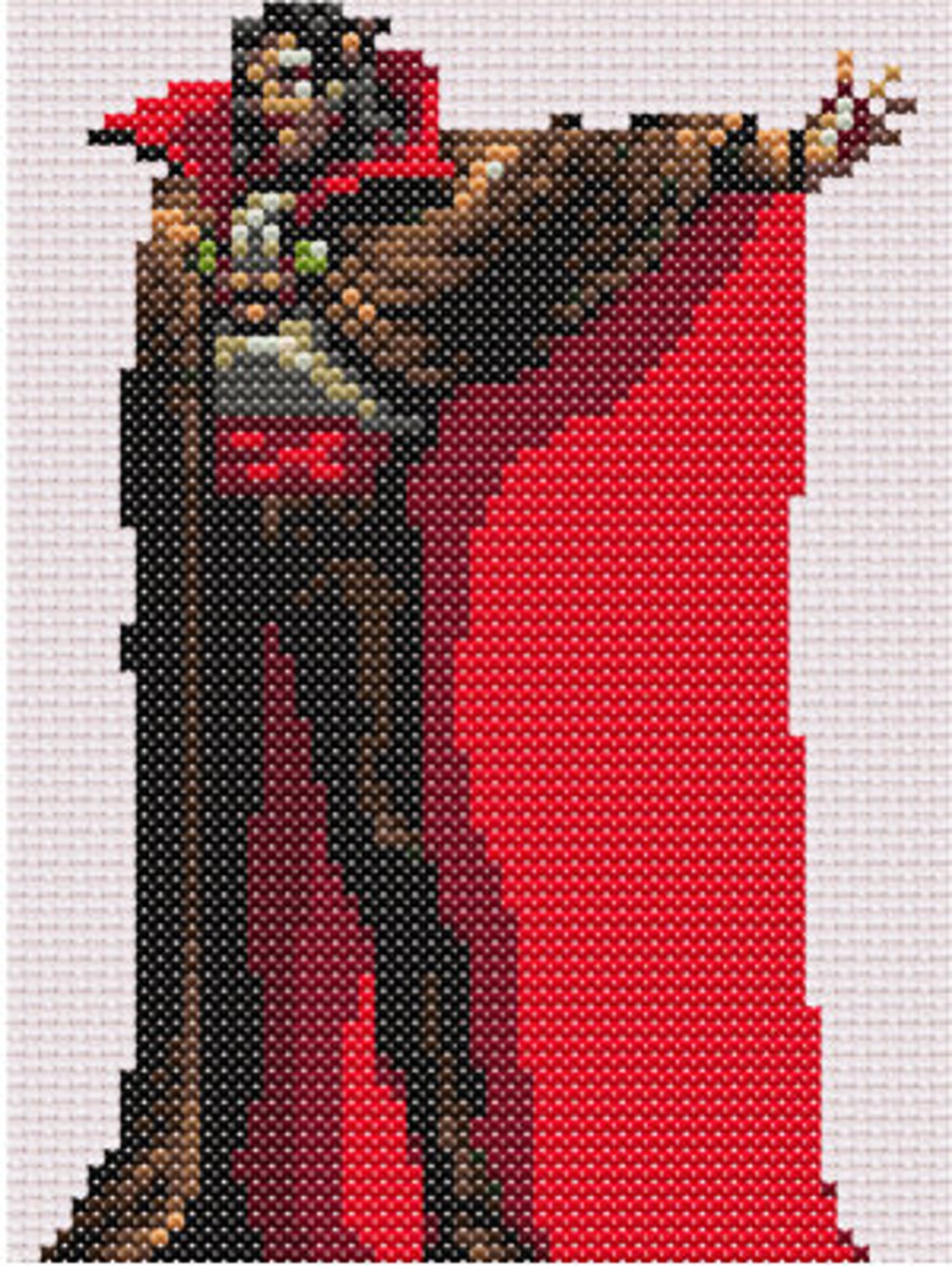 Castlevania Symphony of Night Cross Stitch Pattern Set - Alucard ...
