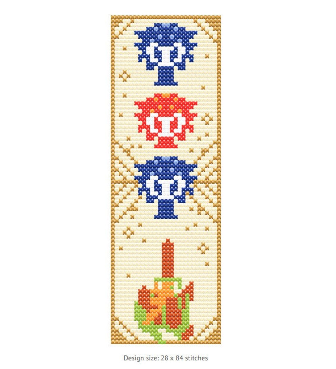Legend of Zelda - 8-bit Bookmark PDF Cross Stitch Pattern, Zelda Cross ...
