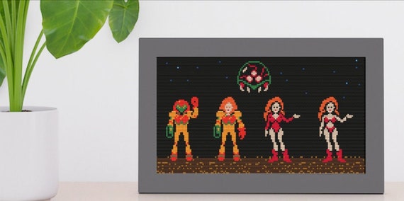 Metroid 8-bit Cross Stitch PDF Pattern DMC - Etsy