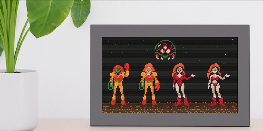 Metroid 8-bit Cross Stitch PDF Pattern DMC - Etsy