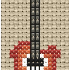 Tiny Christmas Guitars (ornament Sized) - 4 PDF Cross Stitch Patterns ...
