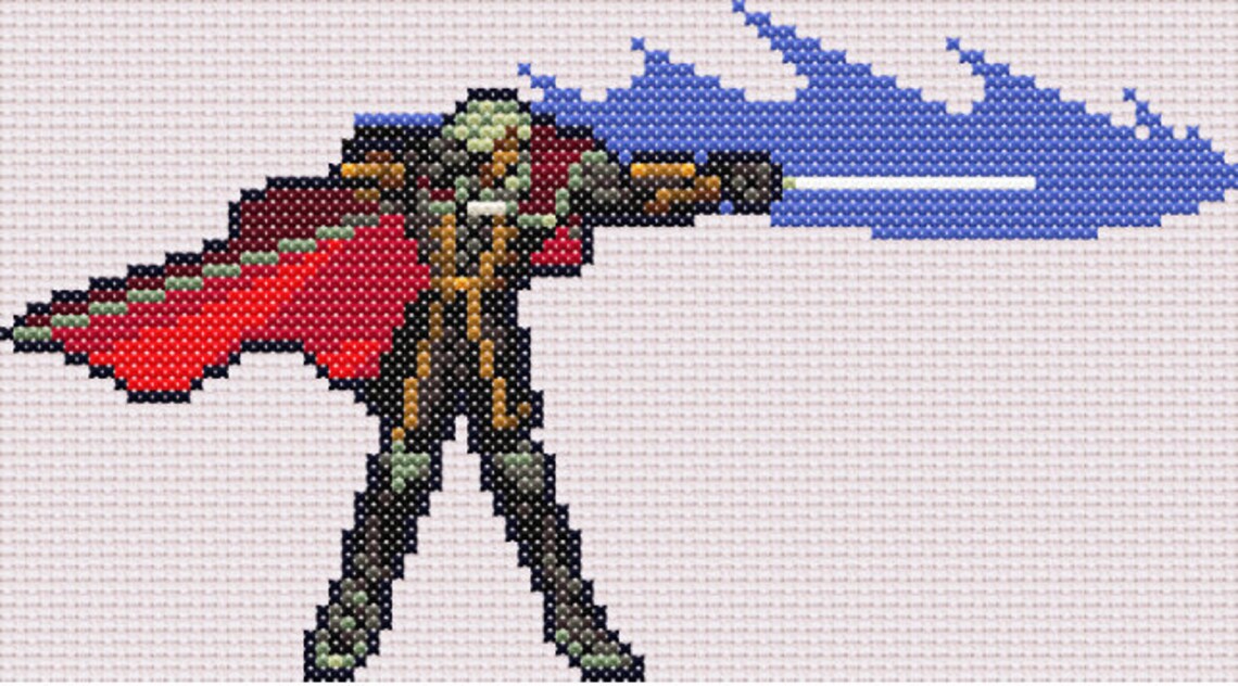 Castlevania Symphony of Night Cross Stitch Pattern Set - Alucard ...