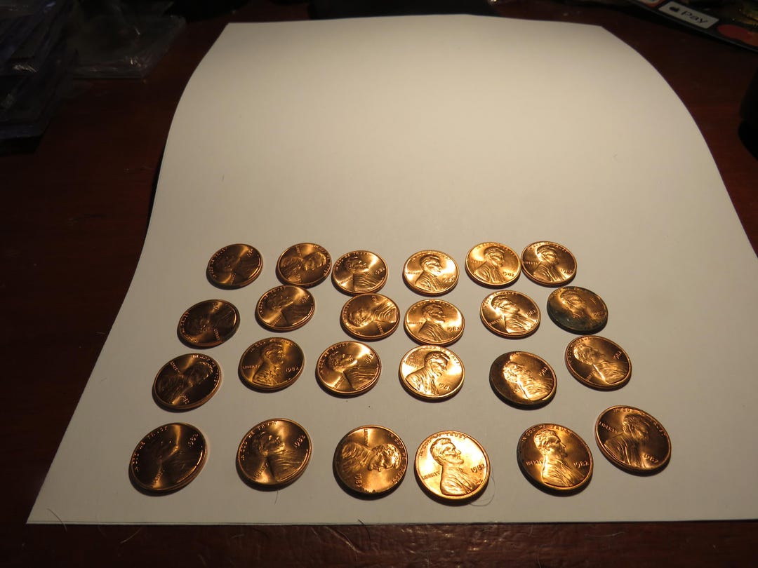 25 1982 Zinc Coins, 1983 Was New Zinc Coins ??? 1982s Was Last Year of ...