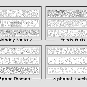 Alphabet, Numbers Huge Coloring Poster, Giant Large Colouring Page ...