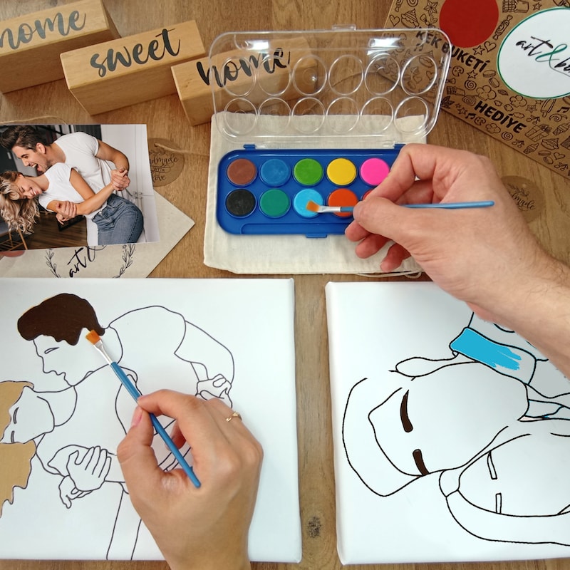 Painting of Couples - Etsy