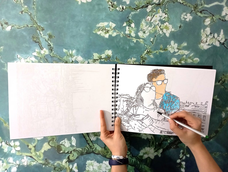 Personalized Coloring Book, Photo to Coloring Book, Custom Coloring ...