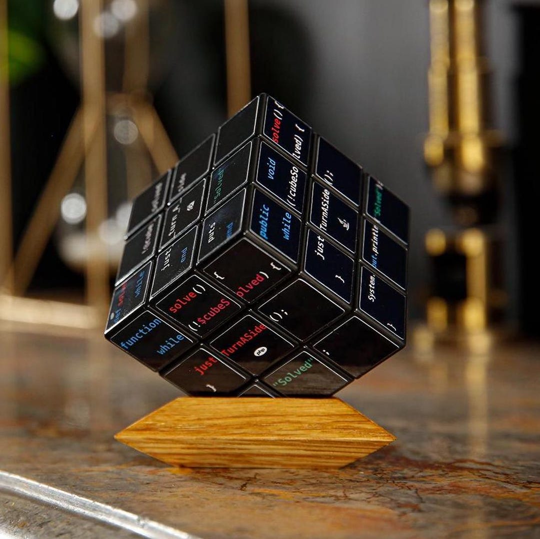 Rubik's Cube Science "programmer" Edition, 3x3 Coder Cube Puzzle - Etsy