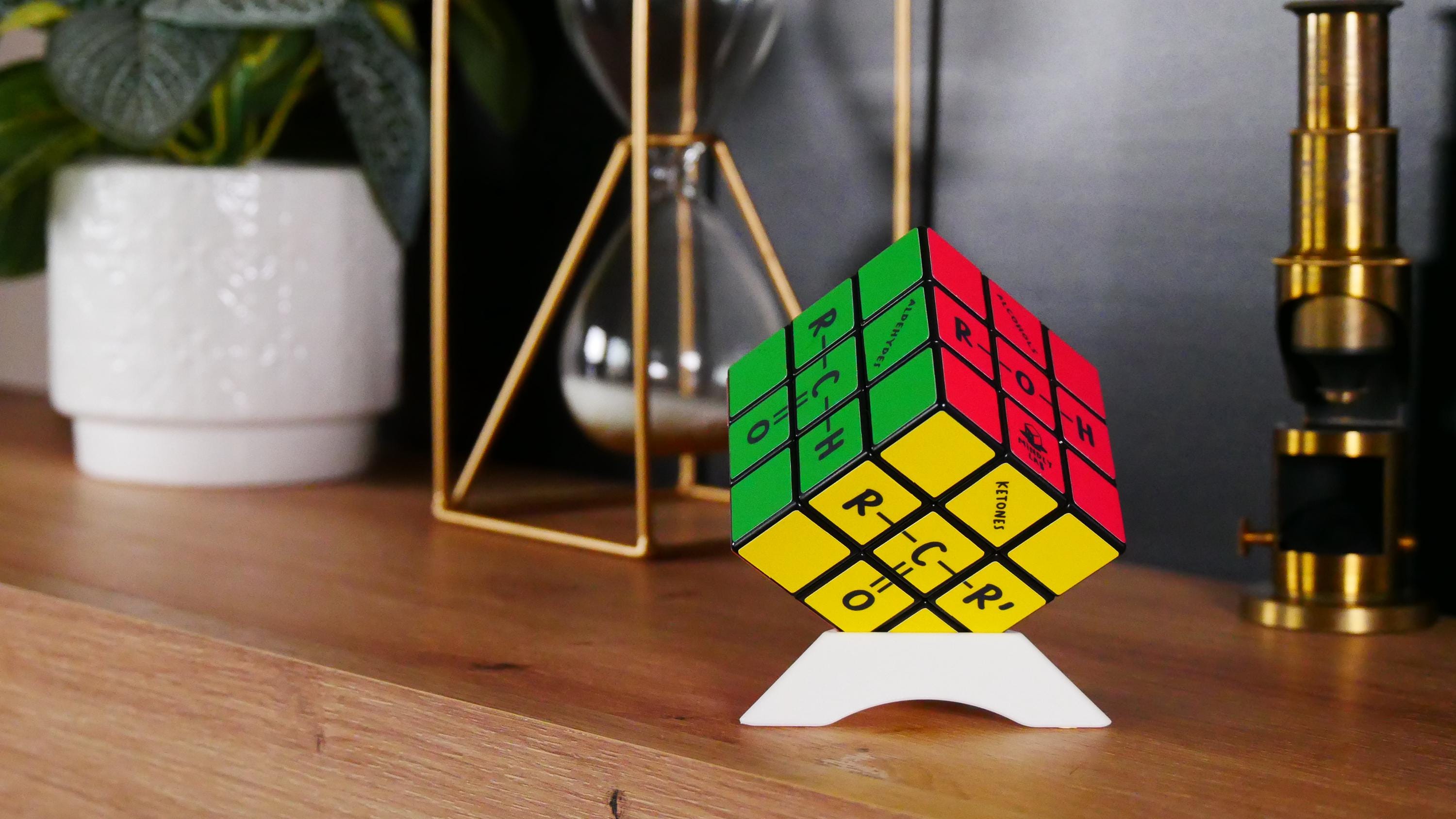 Organic Chemistry Puzzle Cube – Science 3x3 Geeky Decorative Puzzle ...