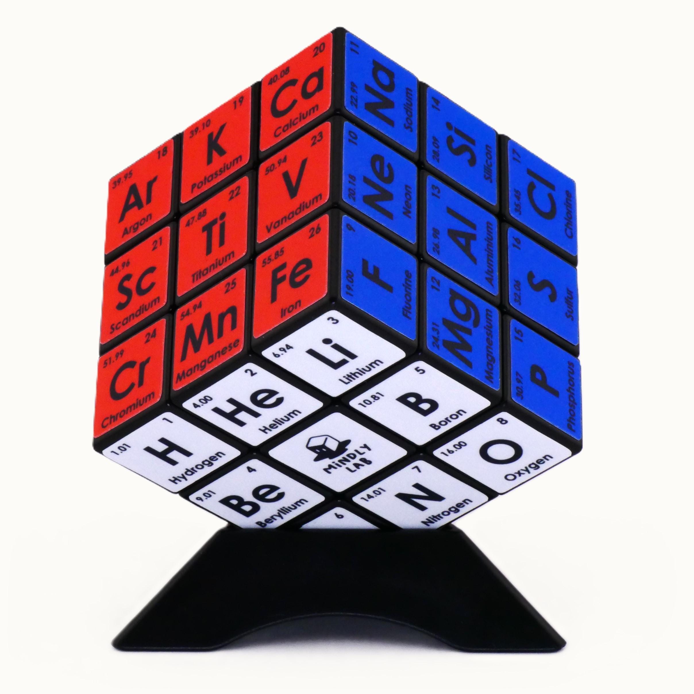 Periodic Table Puzzle Cube – Science 3x3 Educational Decorative Puzzle ...