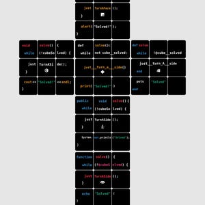 Rubik's Cube Science "programmer" Edition, 3x3 Coder Cube Puzzle - Etsy