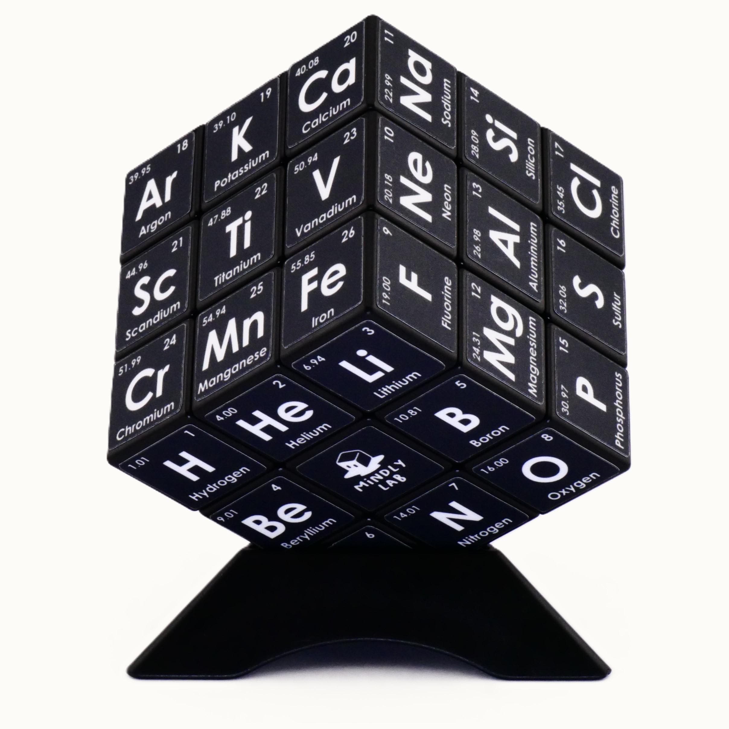 Periodic Table Puzzle Cube – Science 3x3 Educational Decorative Puzzle ...