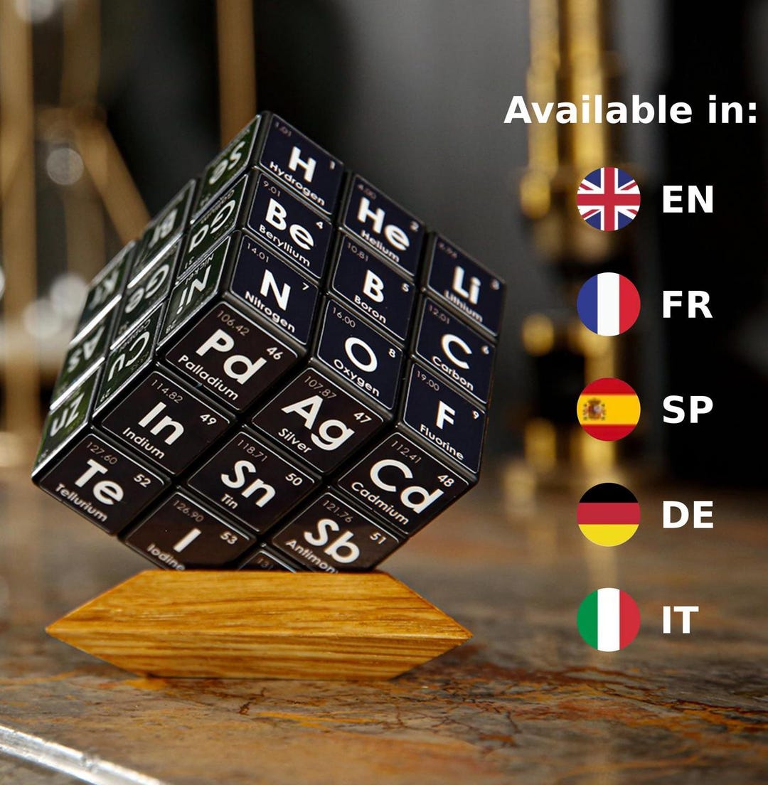 Rubik's cube tableau périodique des éléments disponible en plusieurs ...