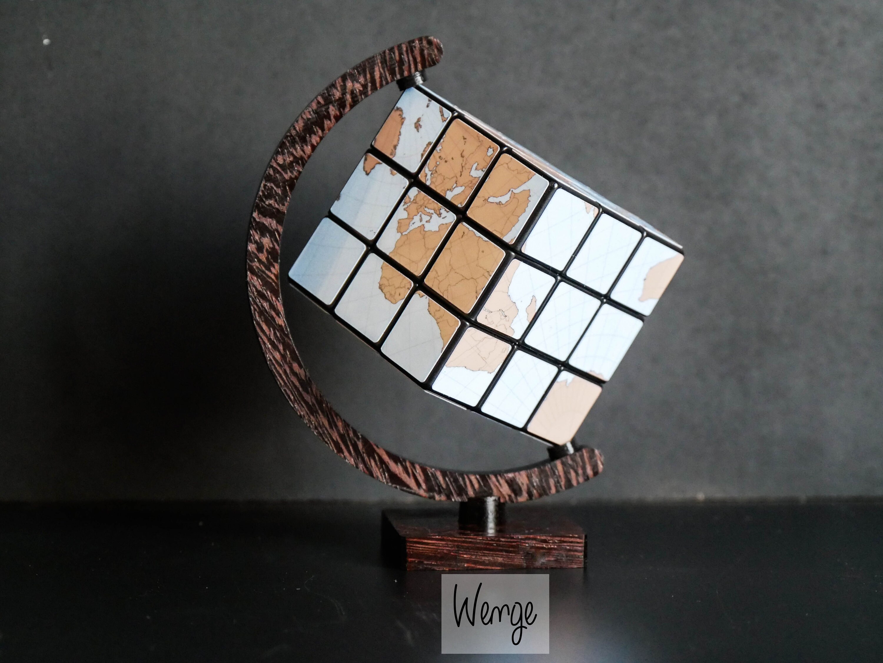 Rubik's Cube Earth Globe World Map Decoration Geography - Etsy Canada