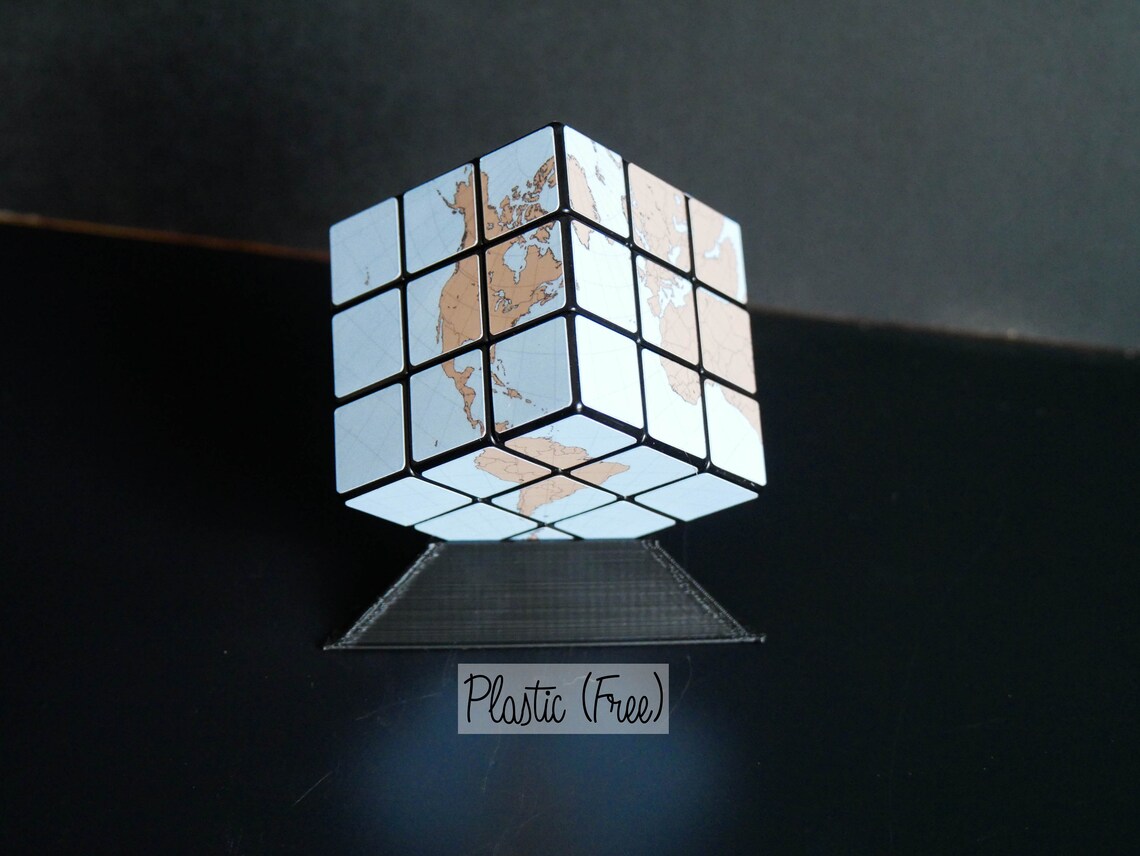 Rubik's Cube Earth Globe World Map Decoration Geography - Etsy Canada
