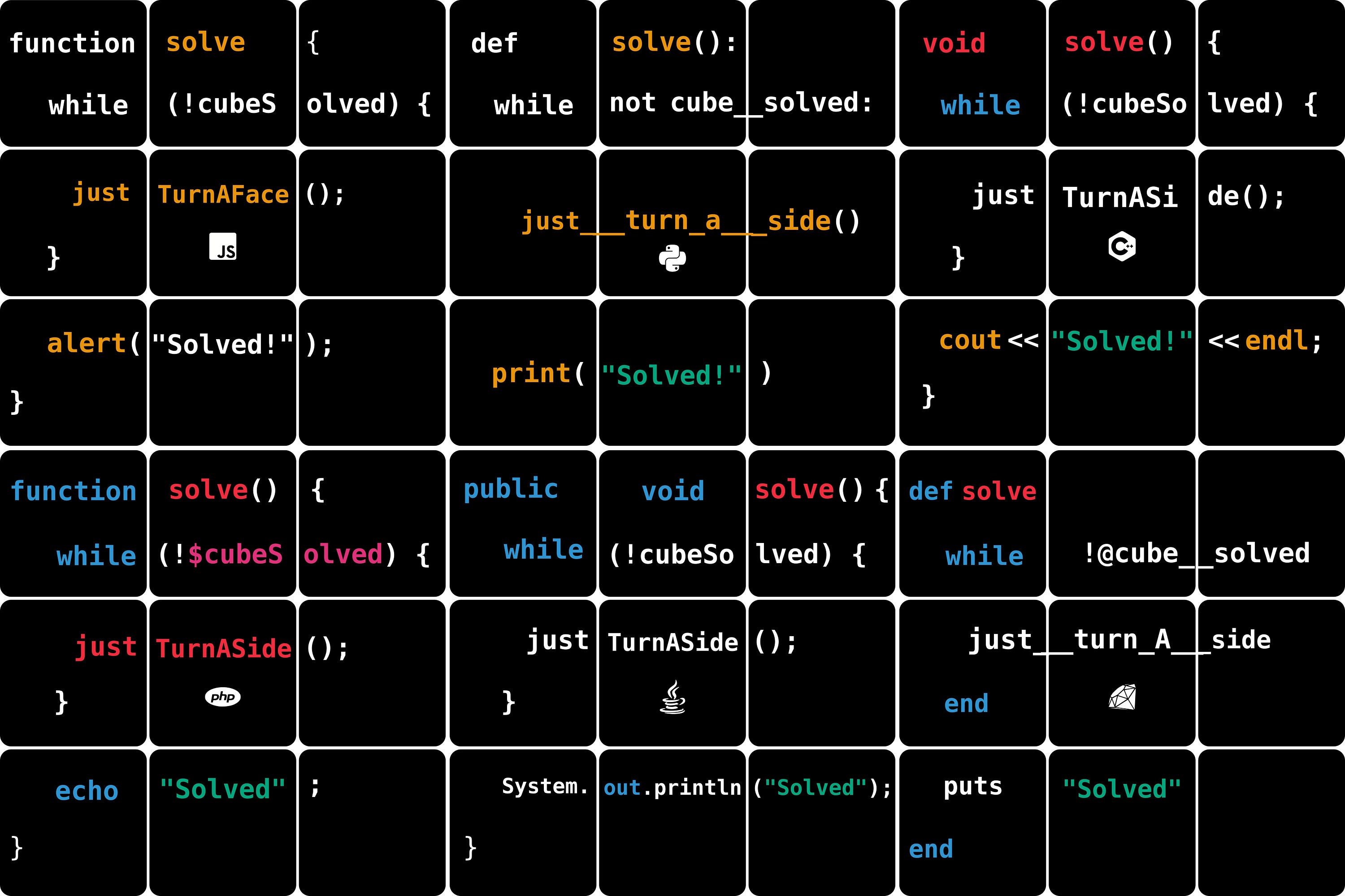 Rubik's Cube Science programmer Edition - Etsy