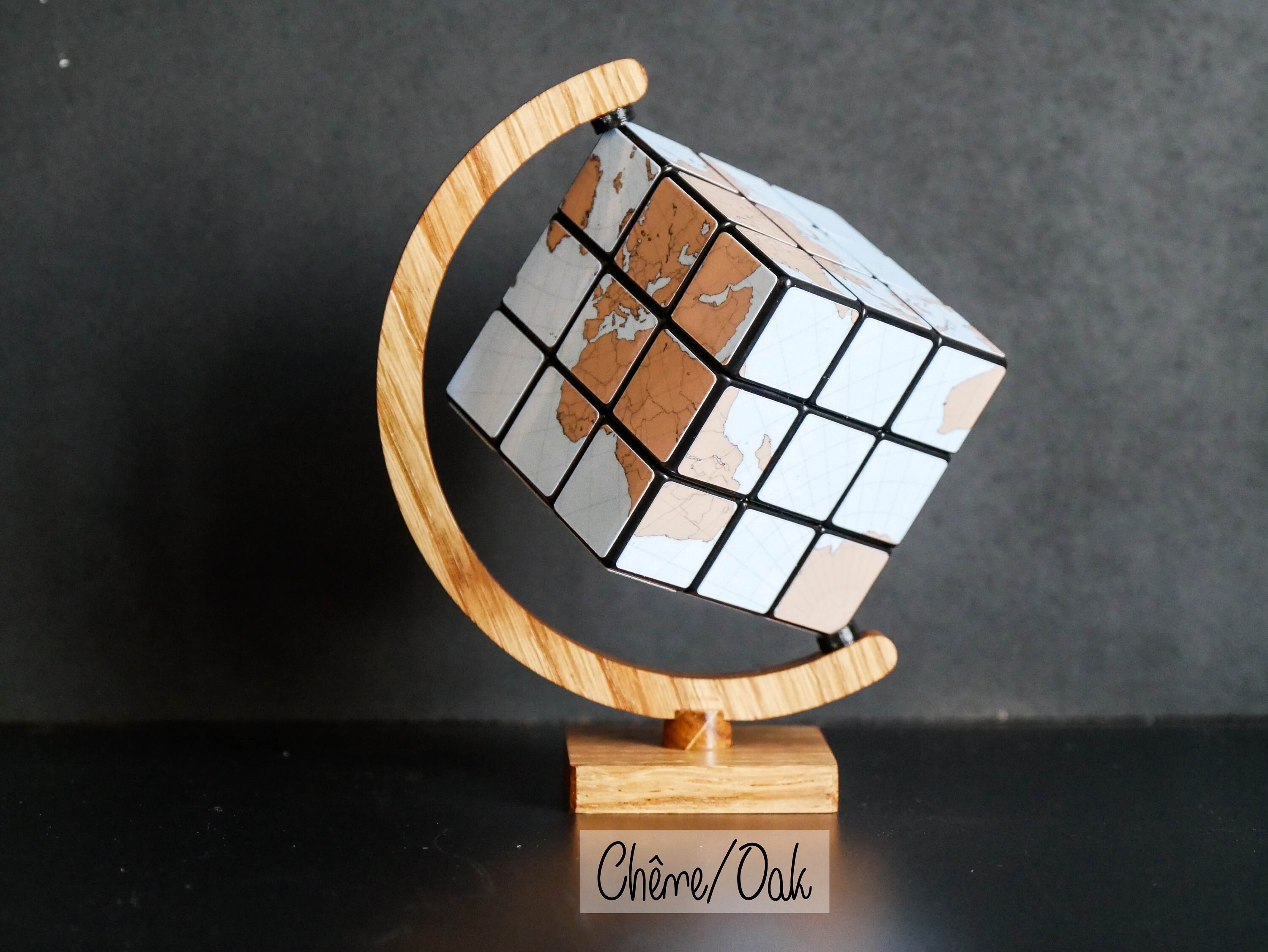Rubik's Cube Earth Globe World Map Decoration Geography - Etsy Canada