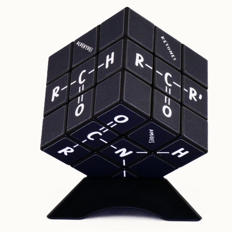 Organic Chemistry Puzzle Cube – Science 3x3 Geeky Decorative Puzzle ...