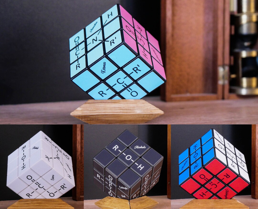 Rubik's Scientific Cube organic Chemistry Edition, 3x3 Science Cube ...