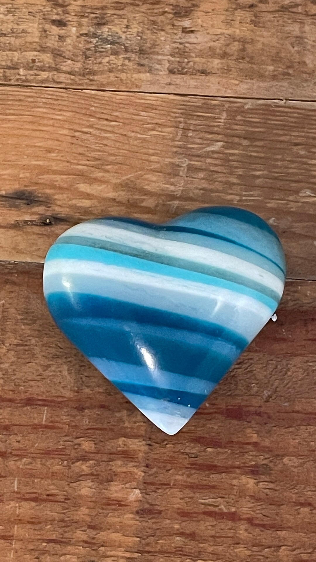 Blue Layered Exotic Heart - Etsy