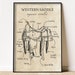 Horse Saddle Anatomy Poster, Horse Lover Poster, American Wall Decor ...