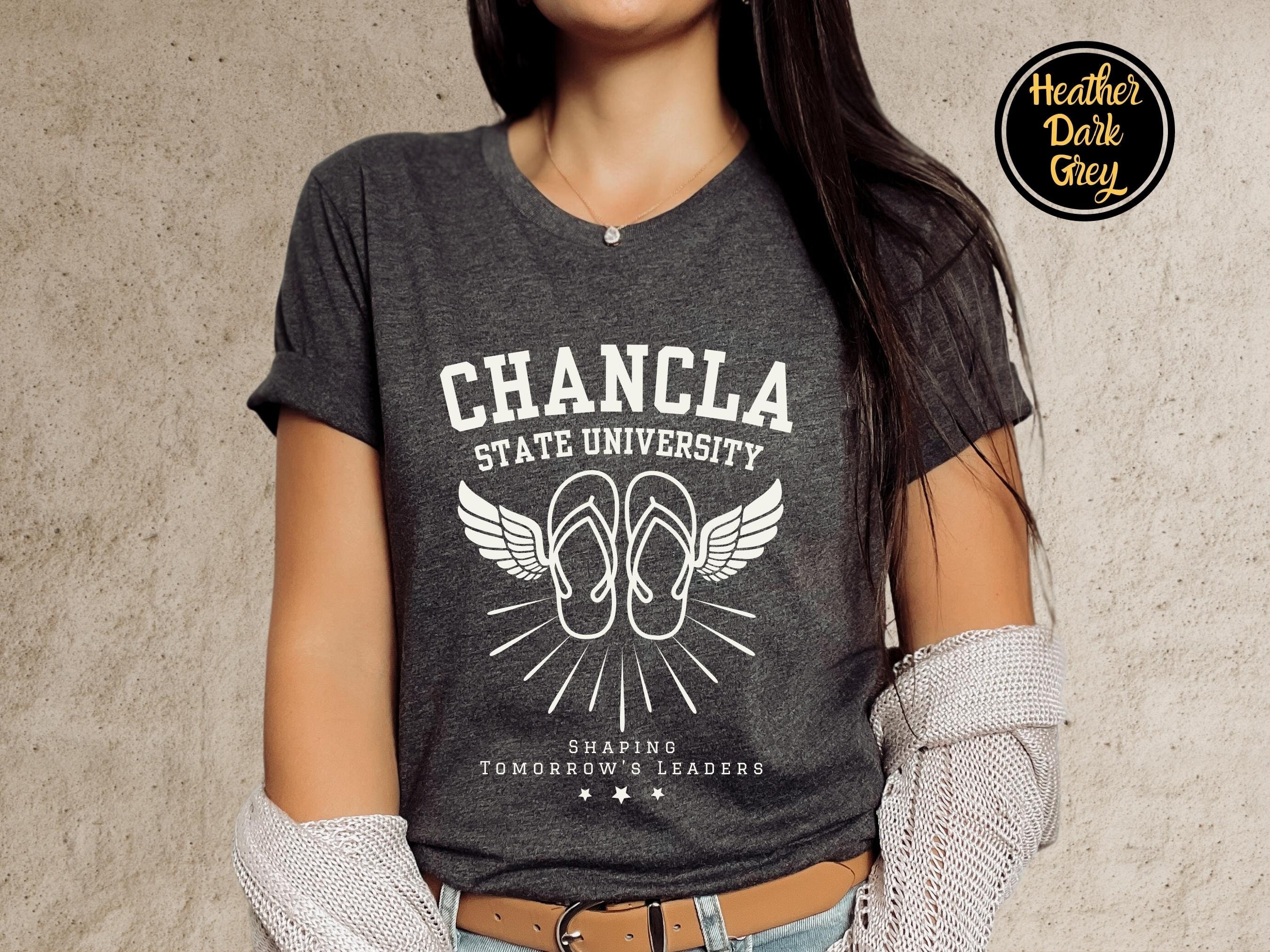 Chancla Wings University T-shirt, Childhood Chancleta Funny Shirt ...