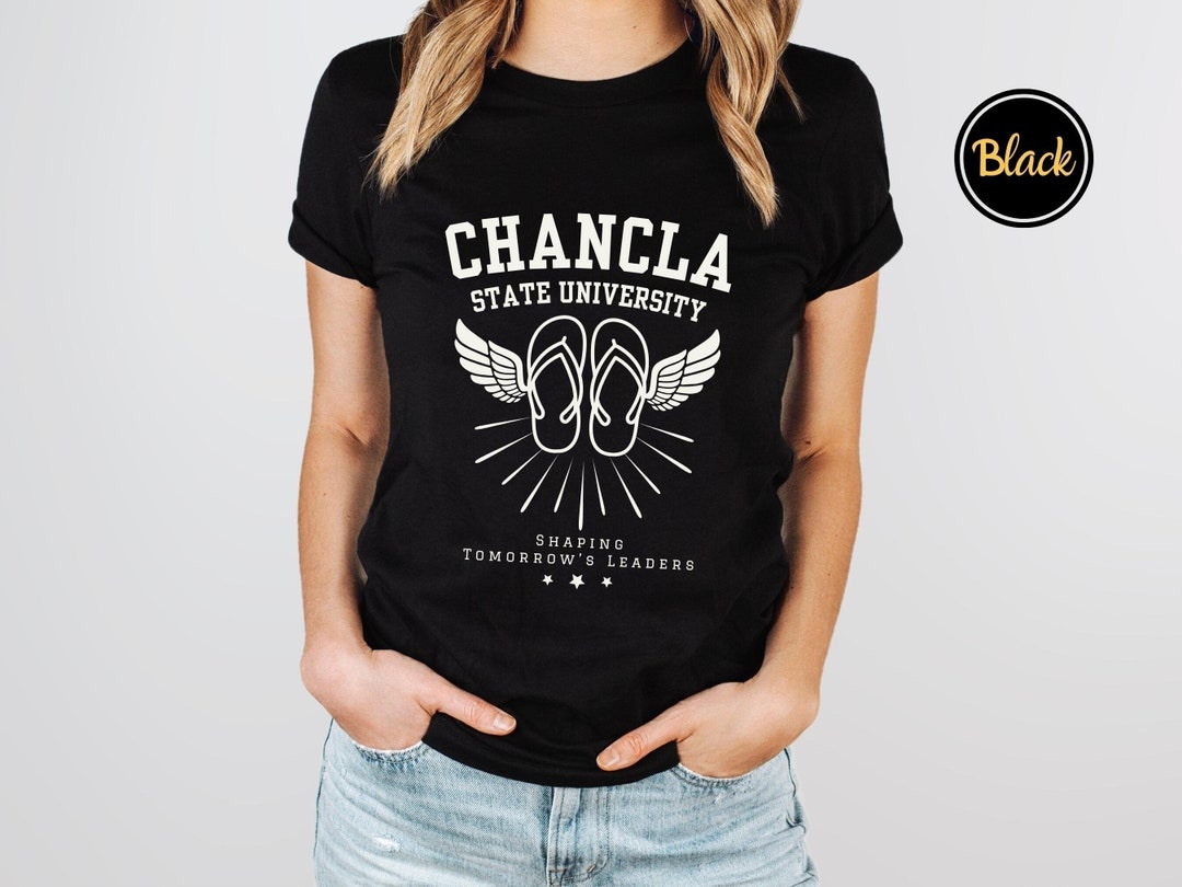Chancla Wings University T-shirt, Childhood Chancleta Funny Shirt ...