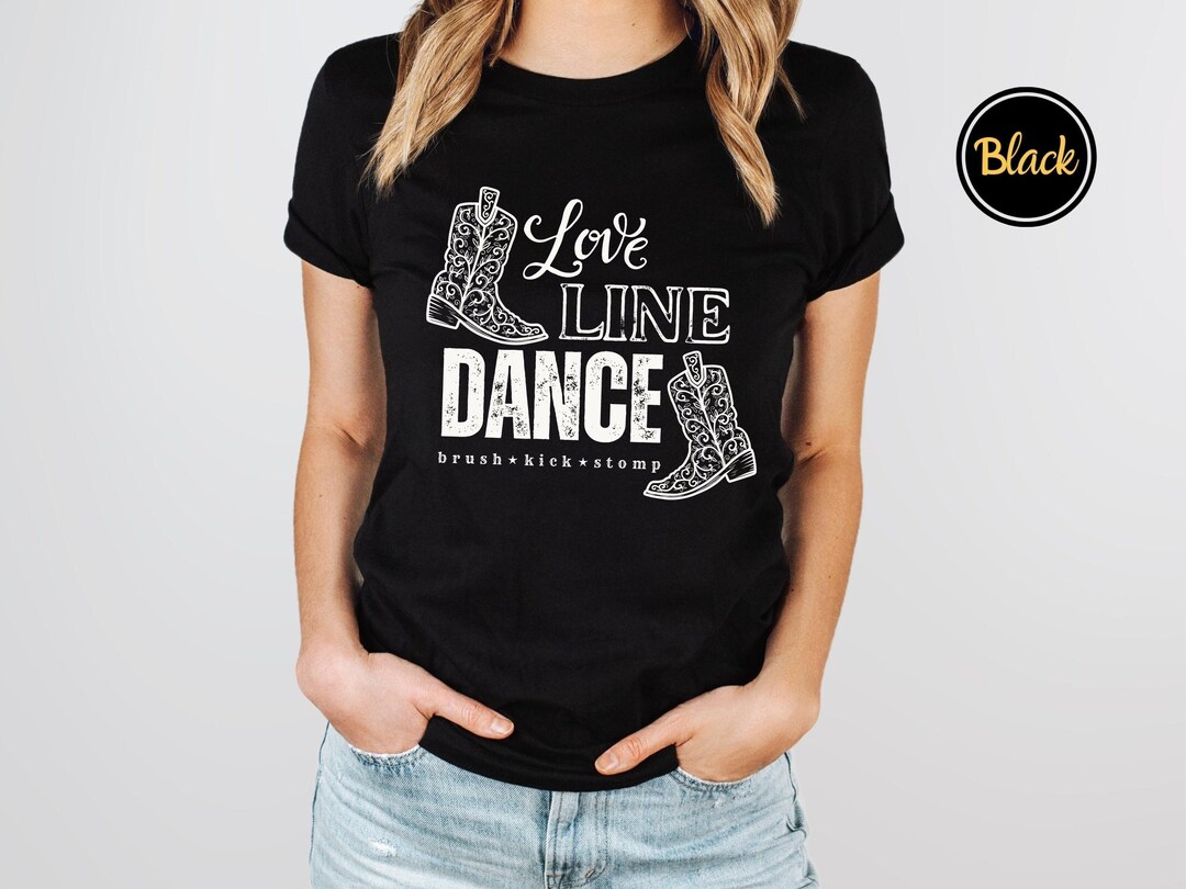 Love Line Dance Shirt, Country Music T-shirt, Line Dance Gift Idea ...