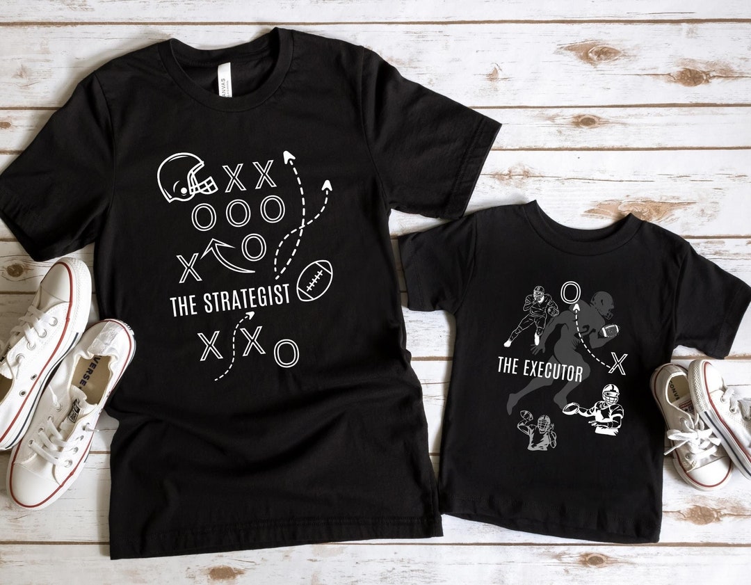 Dad and Son American Football Tees, Football Matching Family Shirts ...