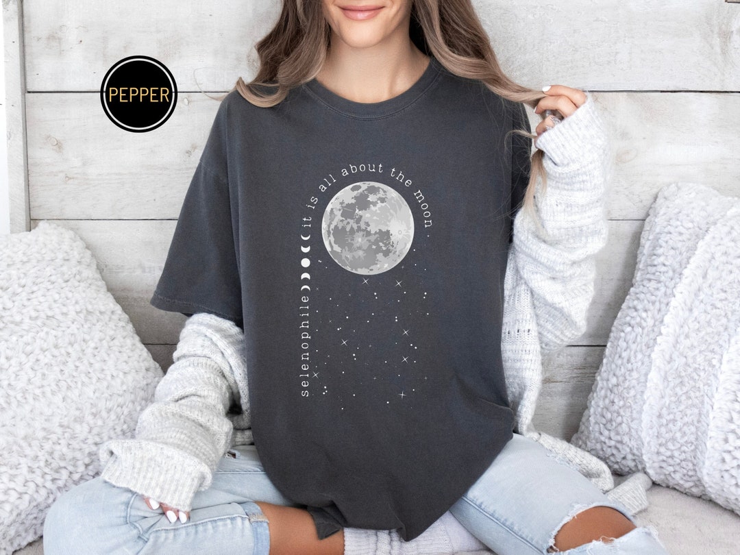 Selenophile Comfort Colors® T-shirt, Moon Lovers Unique Gift, Moon and ...