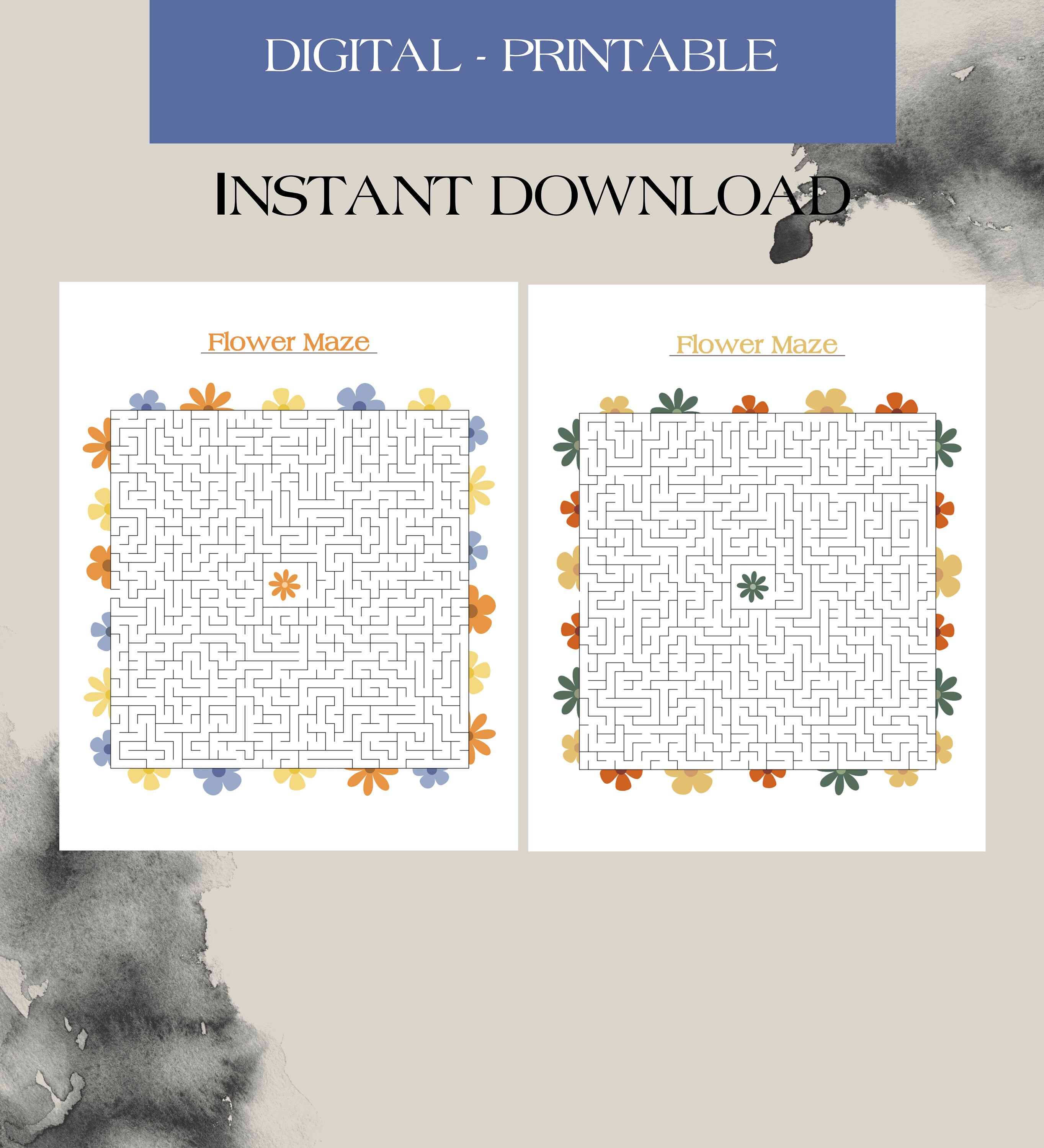 Digital Download Activity Maze - Etsy