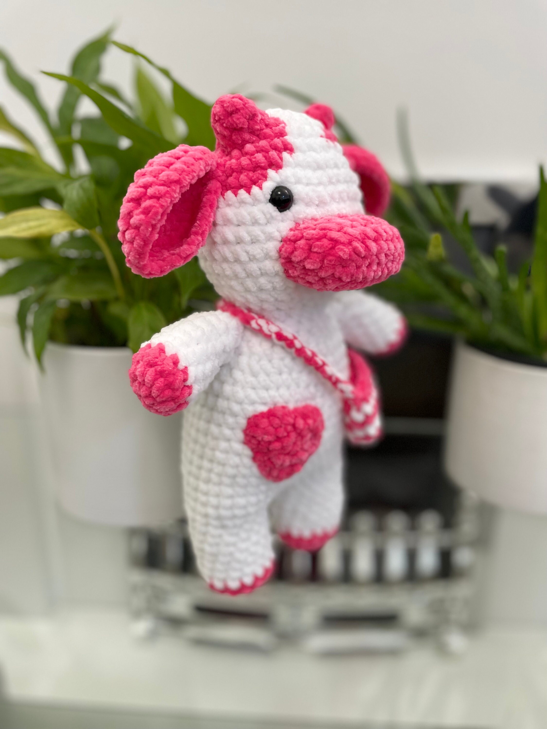 Plush Crochet Cow Kit: Beginner Amigurumi Animal Set & Pattern - Etsy