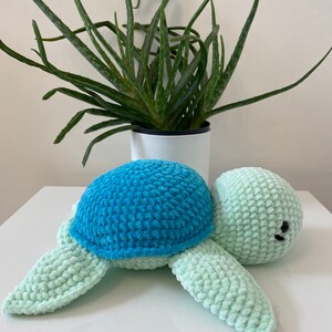 LARGE Crochet Turtle Pattern, Cute Toy, Crochet Turtle, Handmade Gift ...