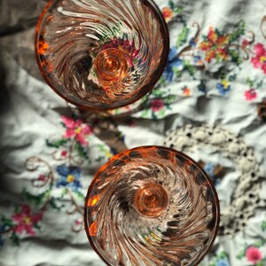 Vintage Arcoroc Pink Water Glass, Arcoroc Wine Glass, Rosaline Pink ...